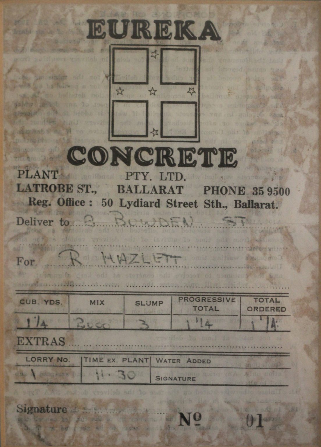 Eureka Concrete 50 Years - Troy Beaston - Sand & Stone