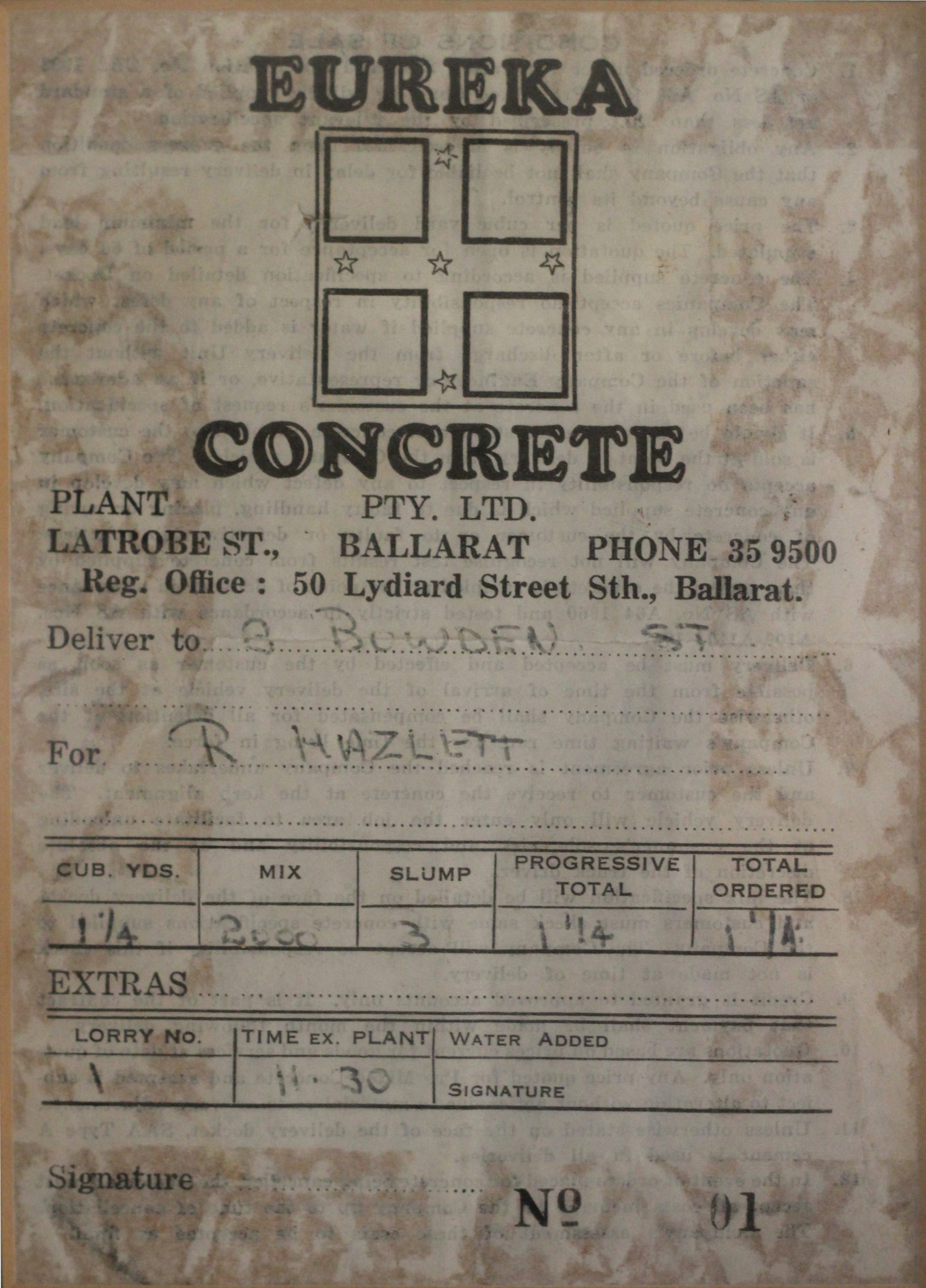 First-Concrete-Order-Ticket - Sand & Stone