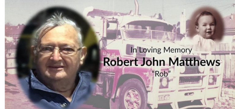 Farewell Robert Matthews aka Robbie - Sand & Stone